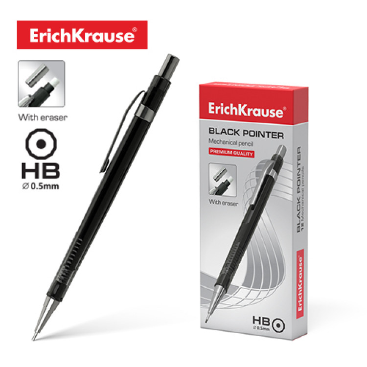 Mechanical pencil Black Pointer 0,5 mm HB :: КЛЕВЕР-МК - Канцелариска ...